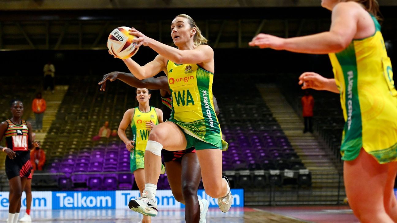 Australia Diamonds shine in second half to fend off Malawi at Netball ...
