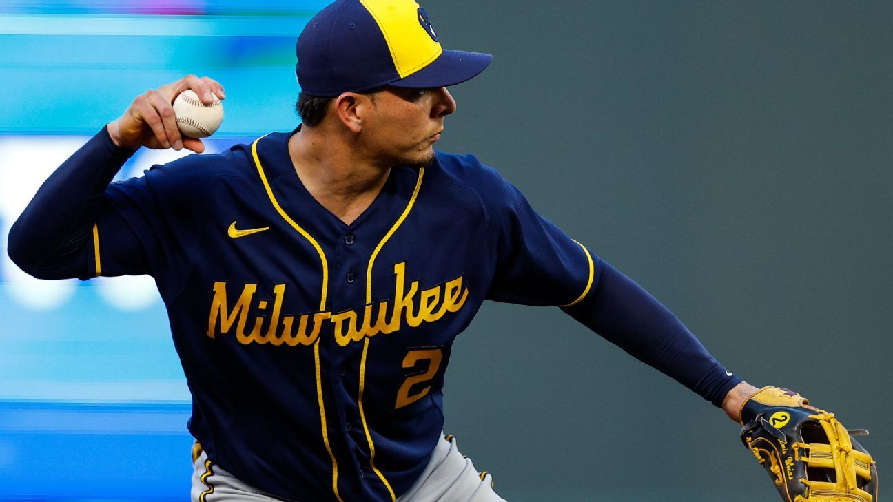 Red Sox add veteran infielder Luis Urias, 26, from Brewers - ESPN