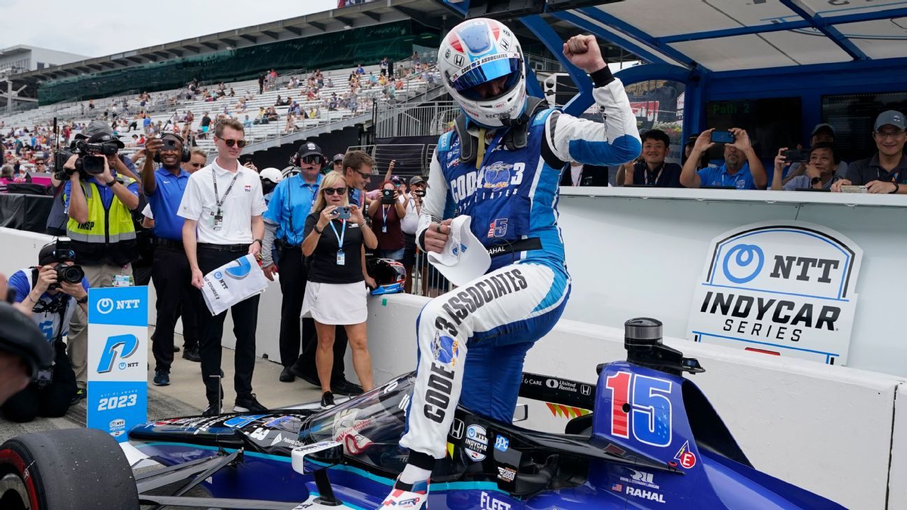 Graham Rahal wins first IndyCar pole in six years - ESPN