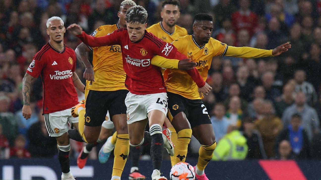 Manchester United venció a Wolves en su debut en Premier League - ESPN