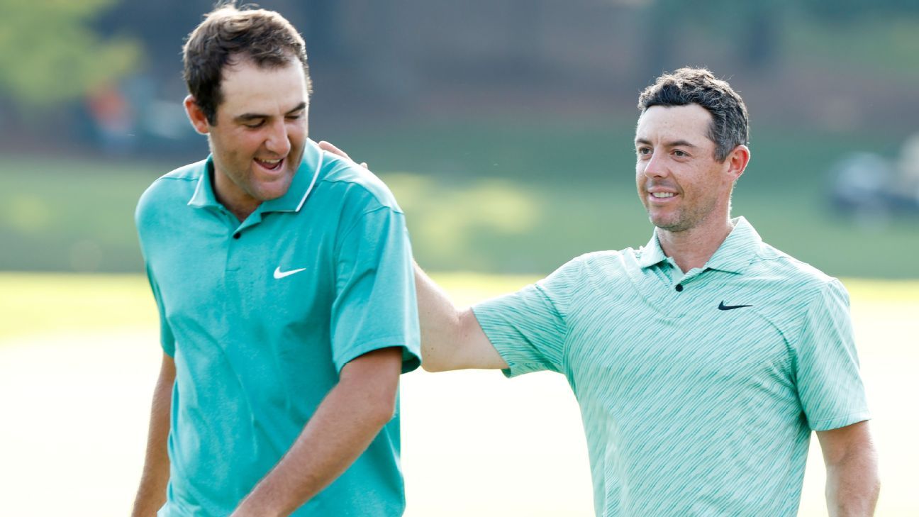 Scottie Scheffler Paired With Rory Mcilroy Xander Schauffele Espn