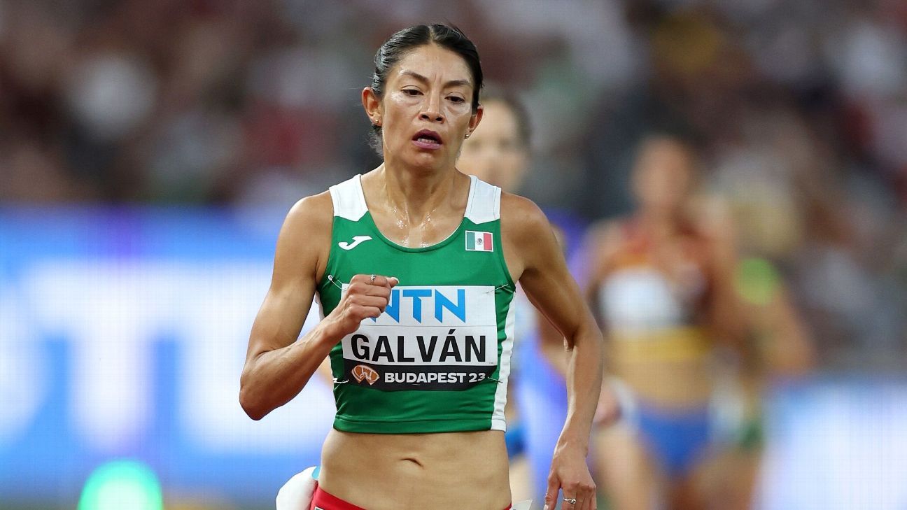 Mexicana Galván hace historia en los 5000 metros en Mundial de ...