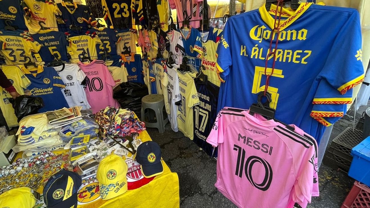 Messi vende más playeras que América y Cruz Azul a las afueras del ...
