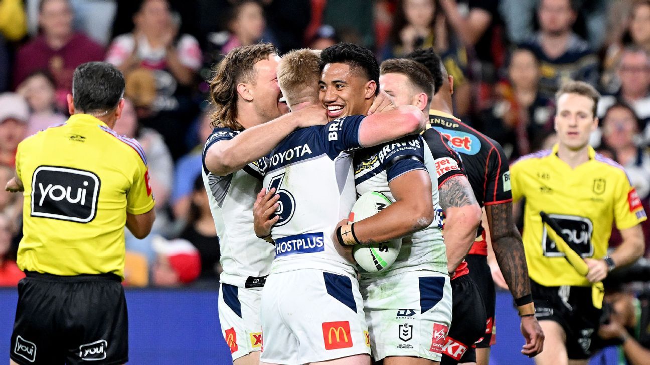 NRL Round 26 North Queensland Cowboys thump Dolphins to keep finals ...