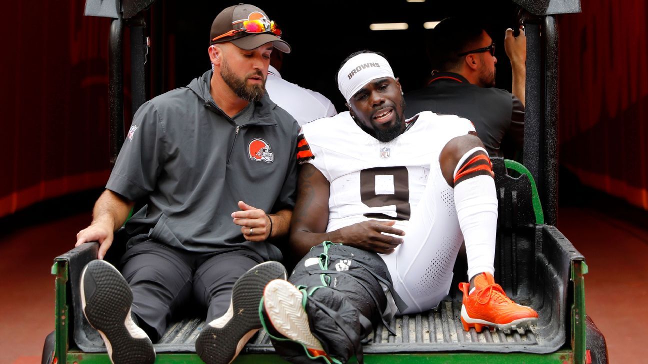 Browns pierden por la temporada al receptor Jakeem Grant - ESPN