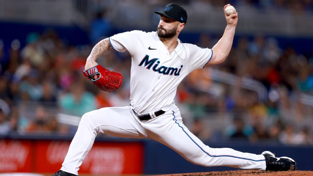 Padres bolster bullpen, acquire Marlins closer Tanner Scott - ESPN