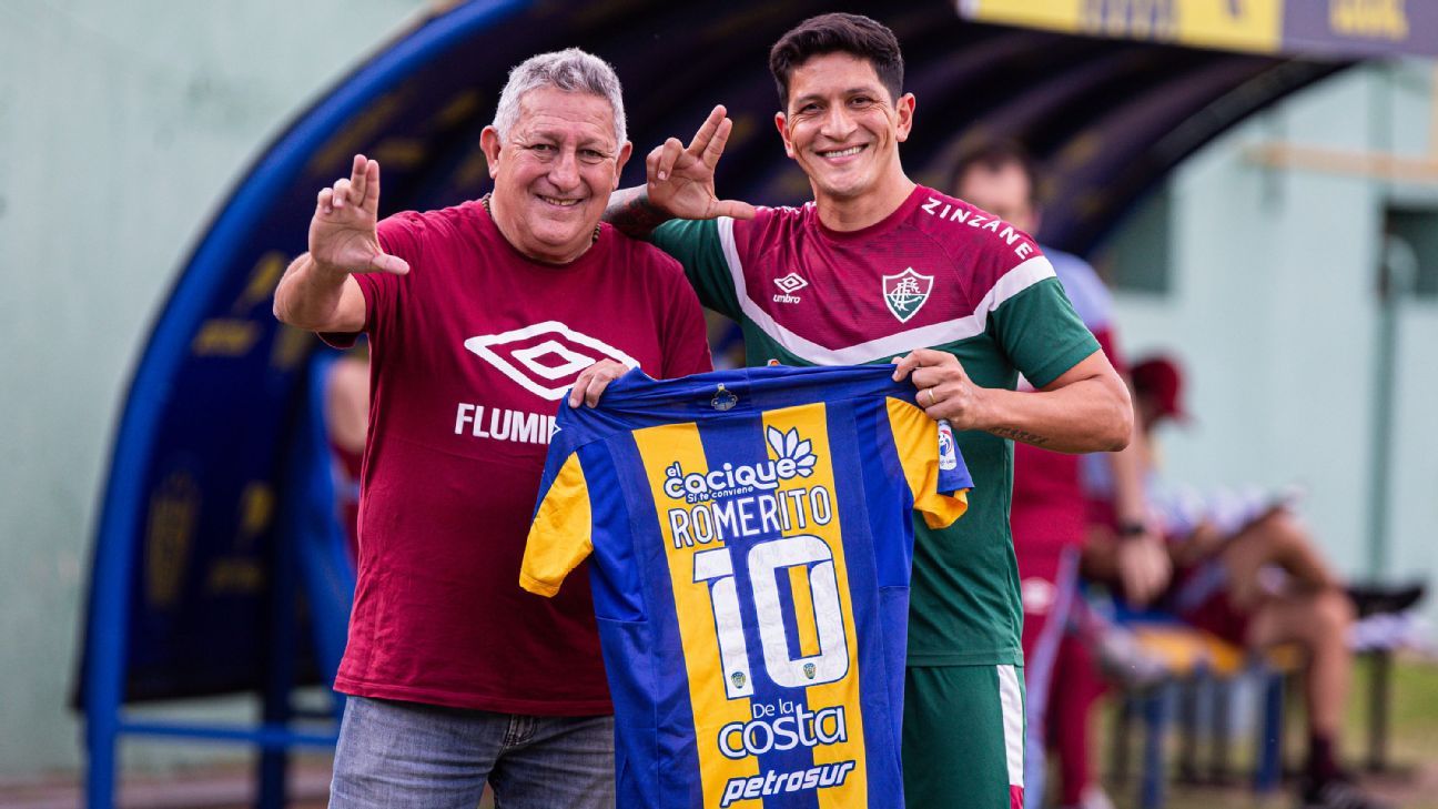 Ídolo no Fluminense, 'Deus' no Paraguai: a história de amor de Romerito que faz parar país - ESPN