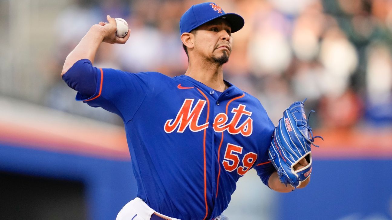 Mets: Carrasco se fractura meñique y no volverá a lanzar este año - ESPN