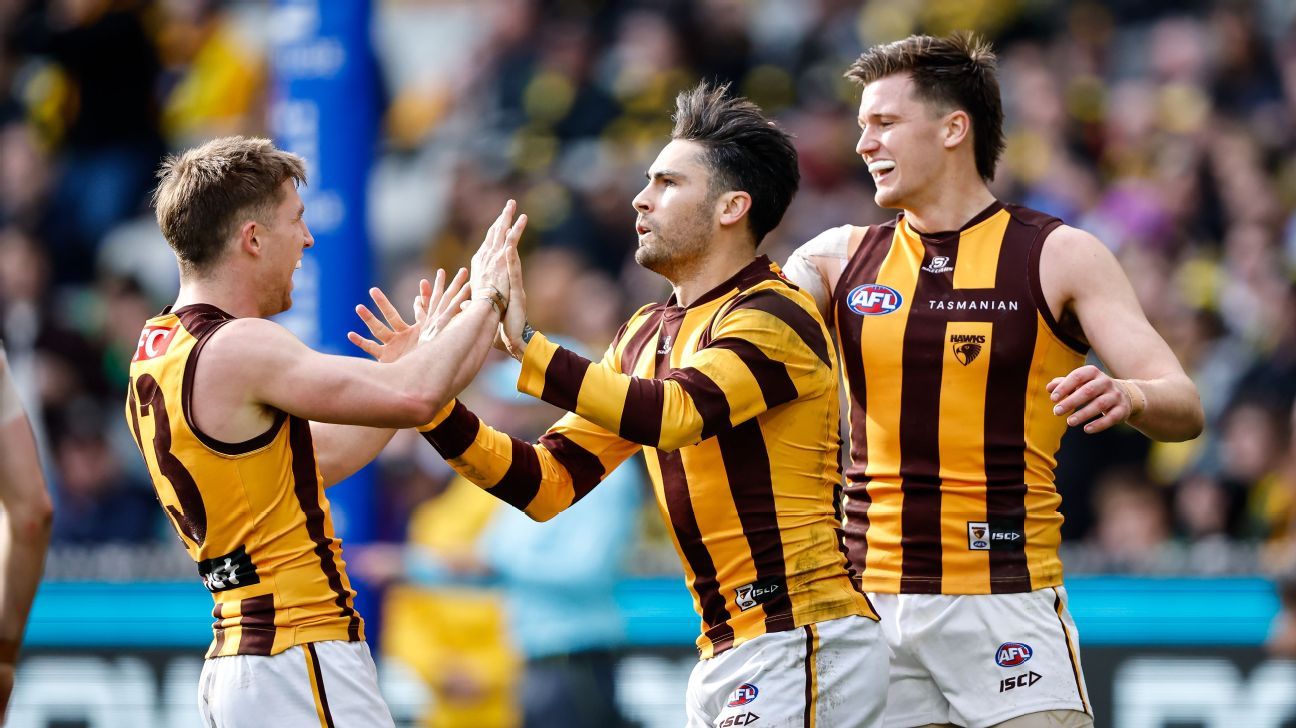 AFL injured Hawthorn star Chad Wingard earns one-year deal - ESPN