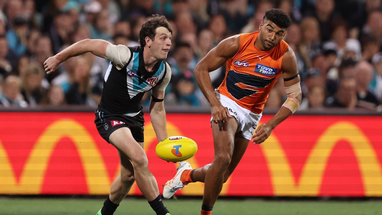 Butters inks fresh contract to remain at Port Adelaide - ESPN