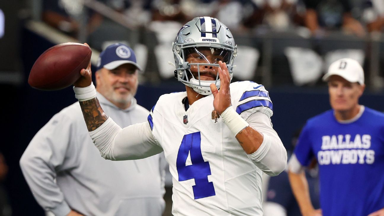 'It’s almost a dance': How Dak Prescott got in sync with Cowboys' WRs ...
