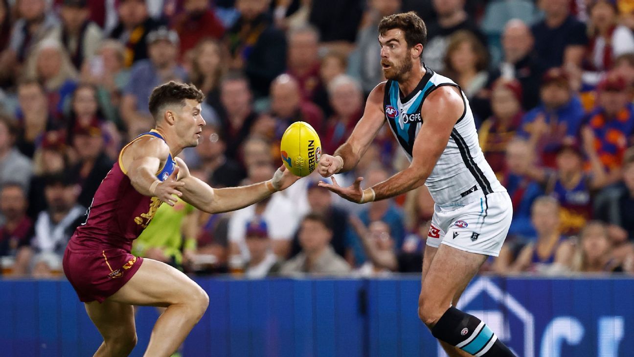 AFL ruckman Scott Lycett could retire as Port Adelaide ponder trade ...