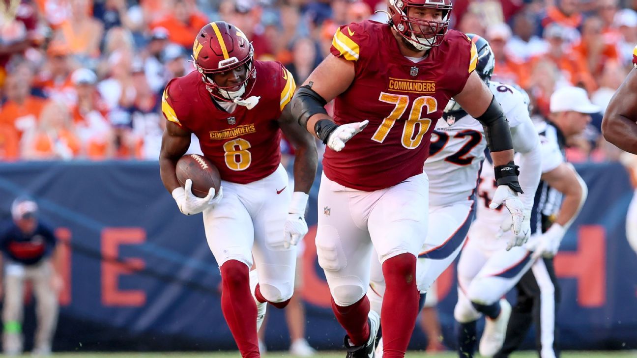 Commanders can be a 'really good team' when running backs are rolling ...