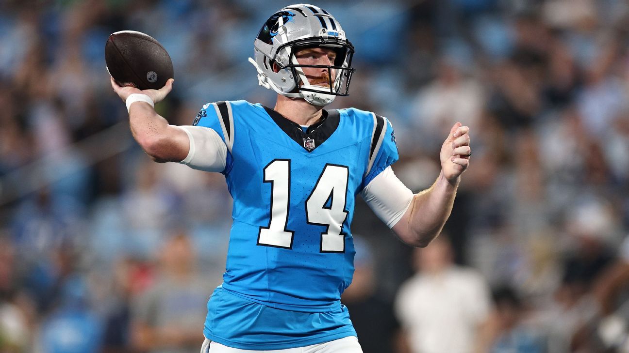 Panthers descartan a Bryce Young, Andy Dalton será titular - ESPN