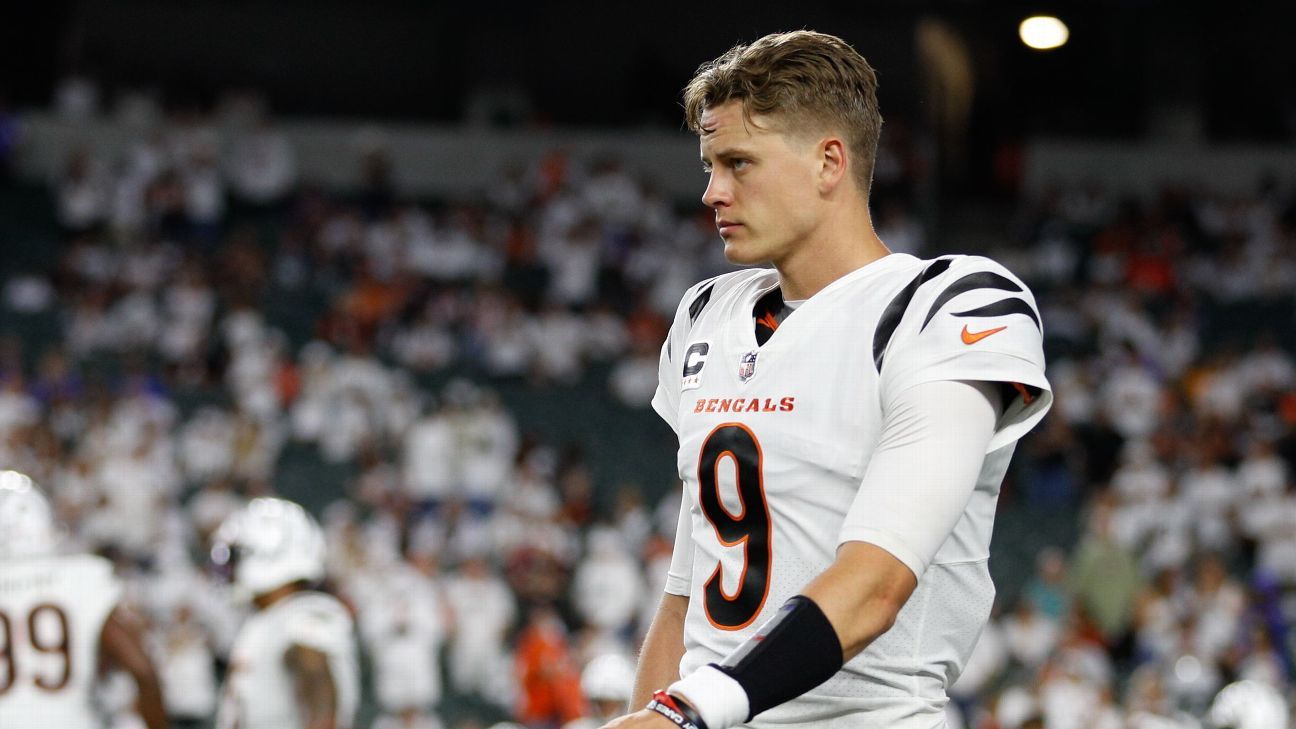 Fantasy Football: concern over Joe Burrow - ESPN