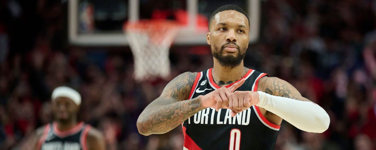 NBA: calificaciones del regreso de Damian Lillard a Blazers - ESPN