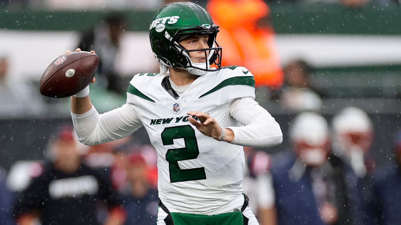 Wilson, QB1 de los Jets frente a los Texans - ESPN