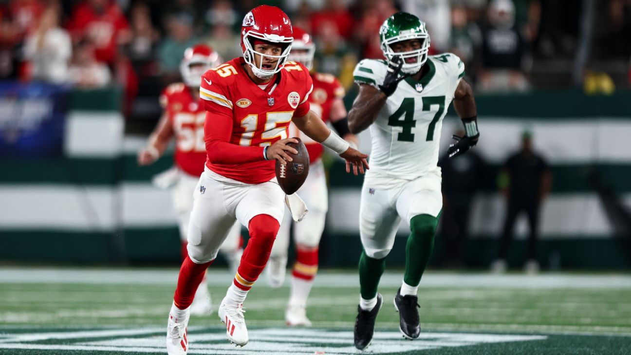 Patrick Mahomes reconoce que no ha jugado bien esta temporada - ESPN