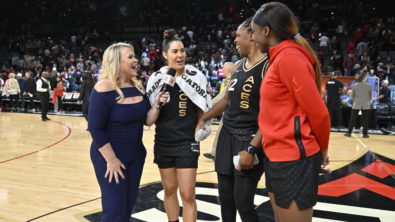 Aces dominate Liberty in 2nd half to win WNBA Finals opener - ESPN