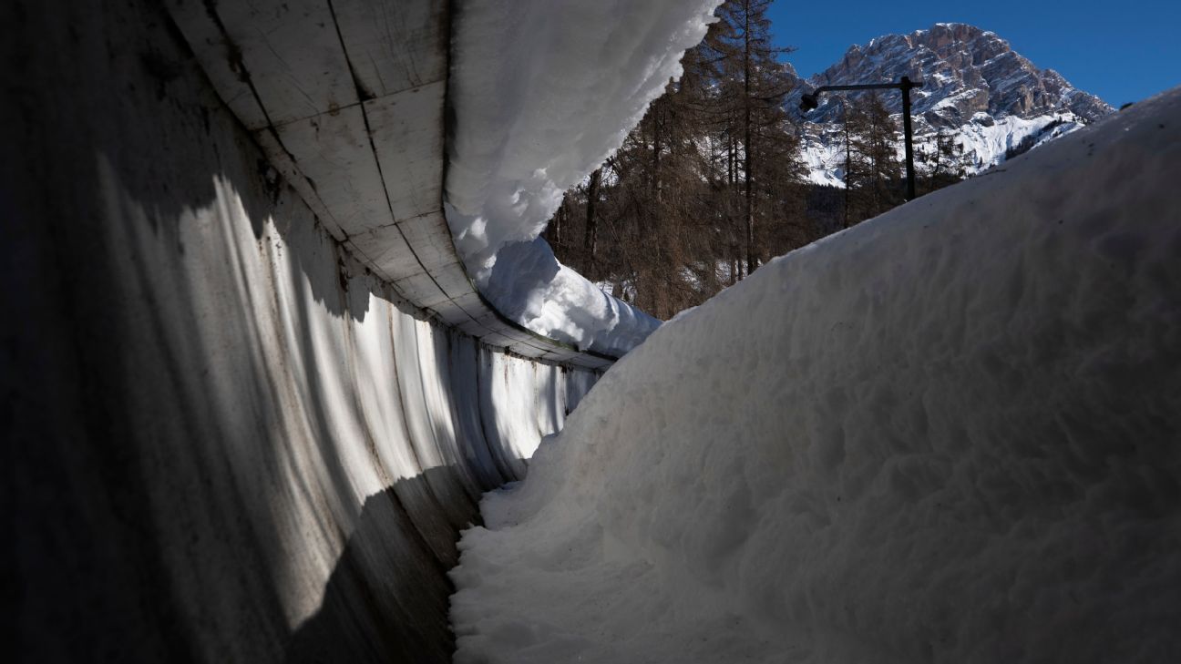 Board approves proposal to rebuild Cortina bobsled track for Olympics ...