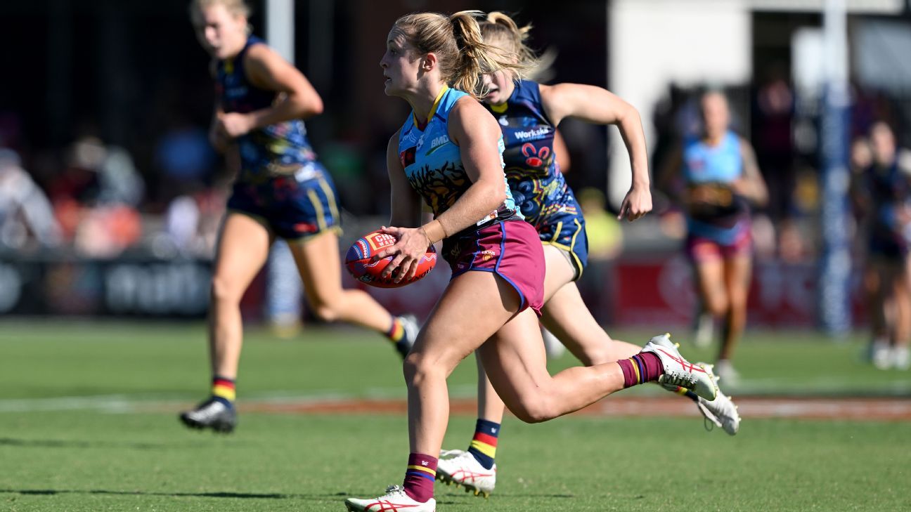 AFLW Rd 8 Brisbane Lions end Adelaide Crows' unbeaten run in AFLW ...
