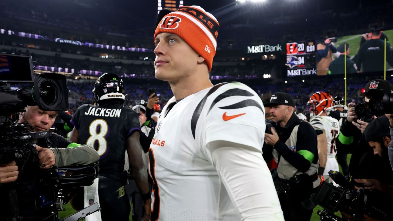 NFL investiga por qué Joe Burrow no apareció en reporte de lesionados ...