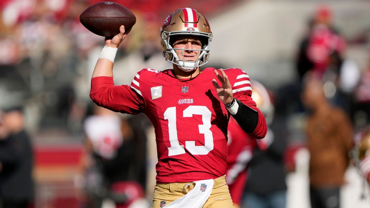 Brock Purdy hizo historia en la victoria de los 49ers - ESPN