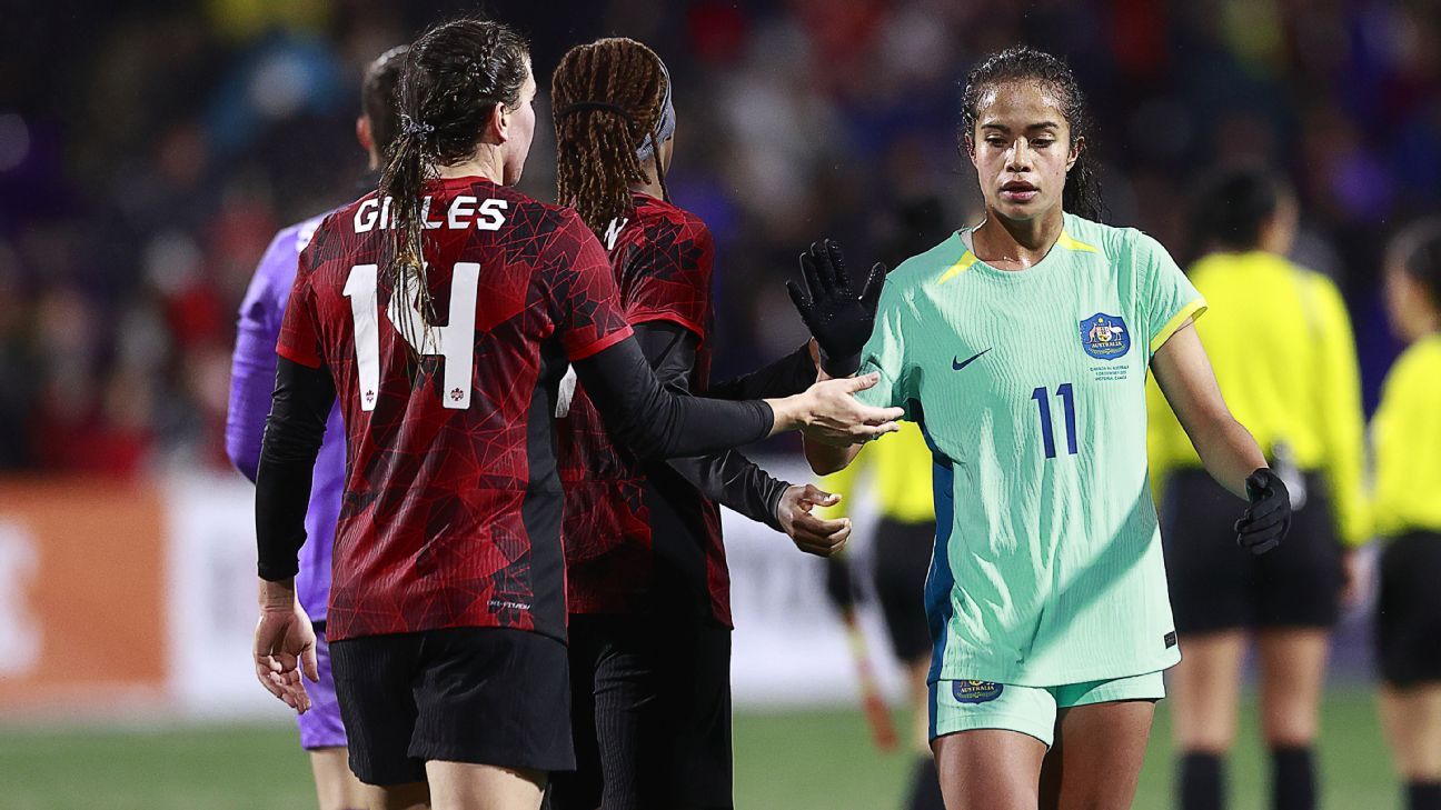 Canada beat second-string Matildas; Sinclair farewell begins - ESPN