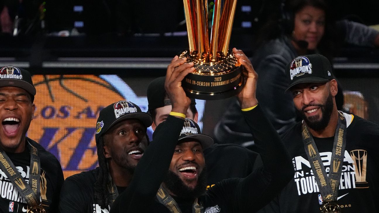 LeBron James é eleito MVP da primeira edição da NBA Cup - ESPN