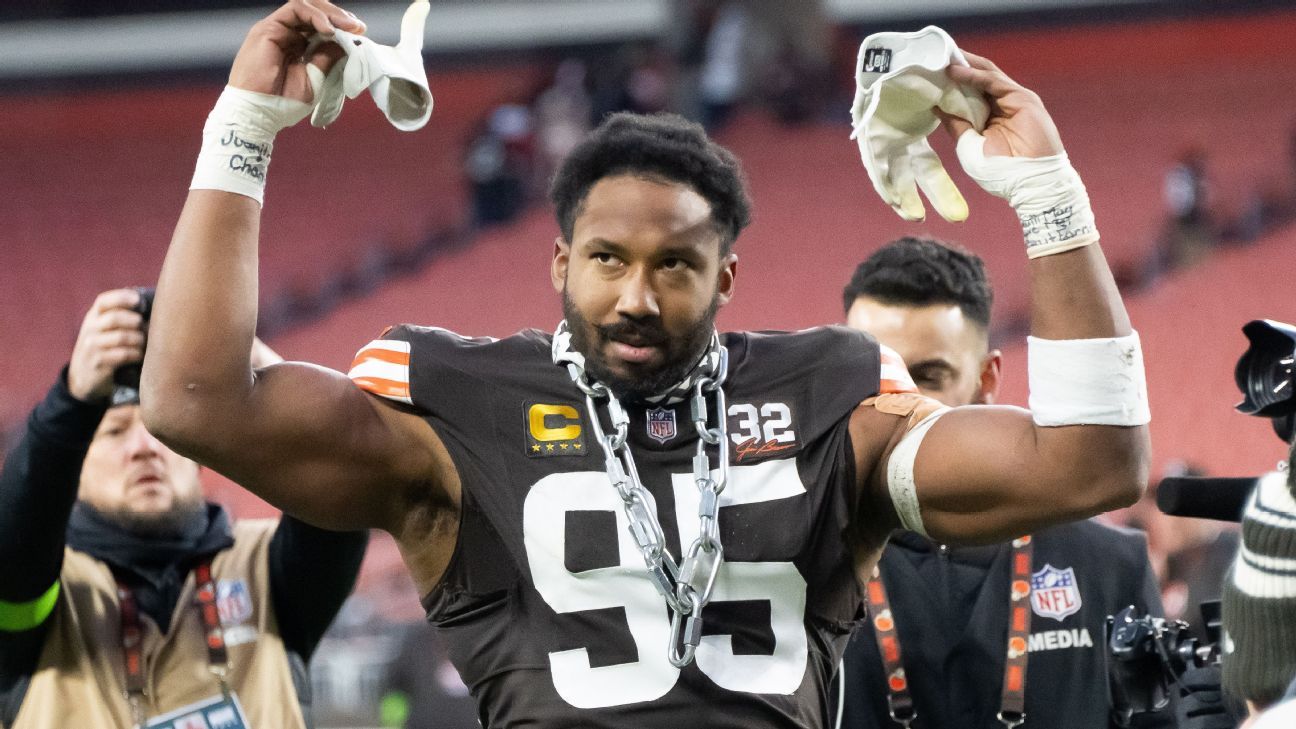 Myles Garrett: Officiating 'honestly awful' in Browns' win - ESPN