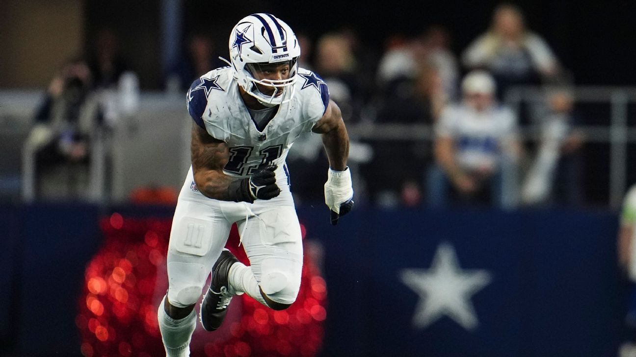 Cowboys' Parsons attends camp, plays down absence from OTAs - ESPN