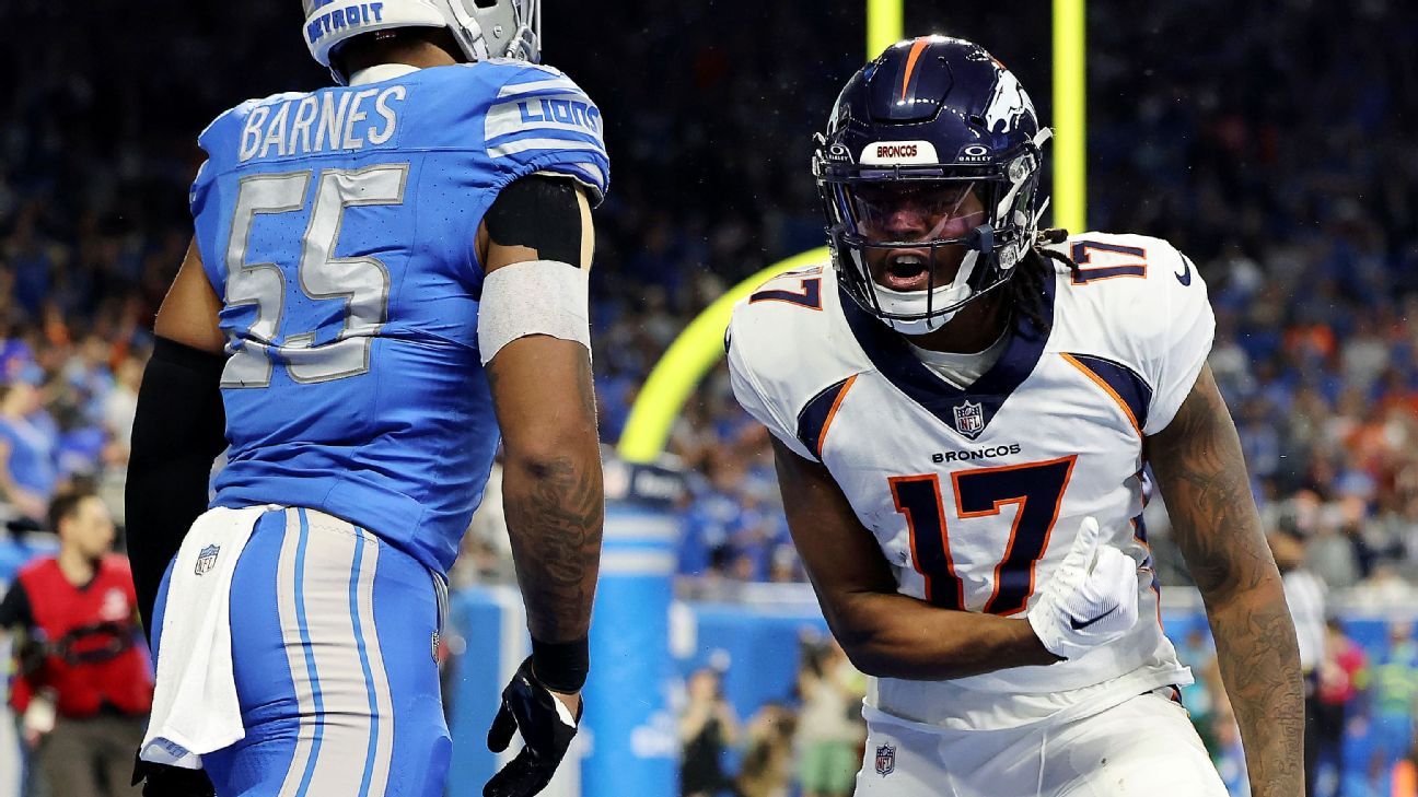 Broncos WR Lil'Jordan Humphrey makes leaping TD catch - ESPN