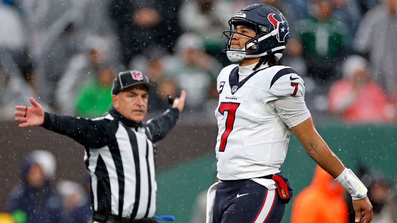 Houston Texans volverán a estar sin C.J. Stroud, según fuentes - ESPN