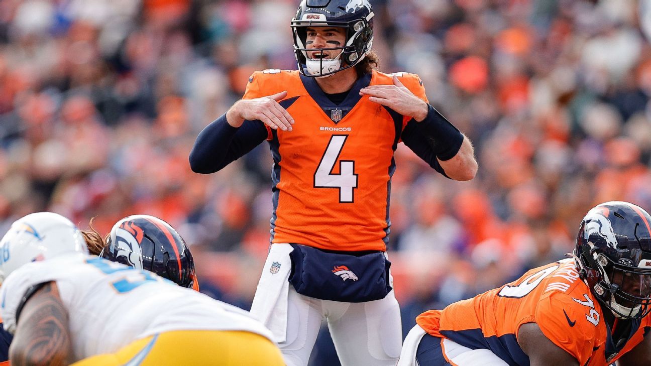 Jarrett Stidham, Denver Broncos top Los Angeles Chargers - ESPN