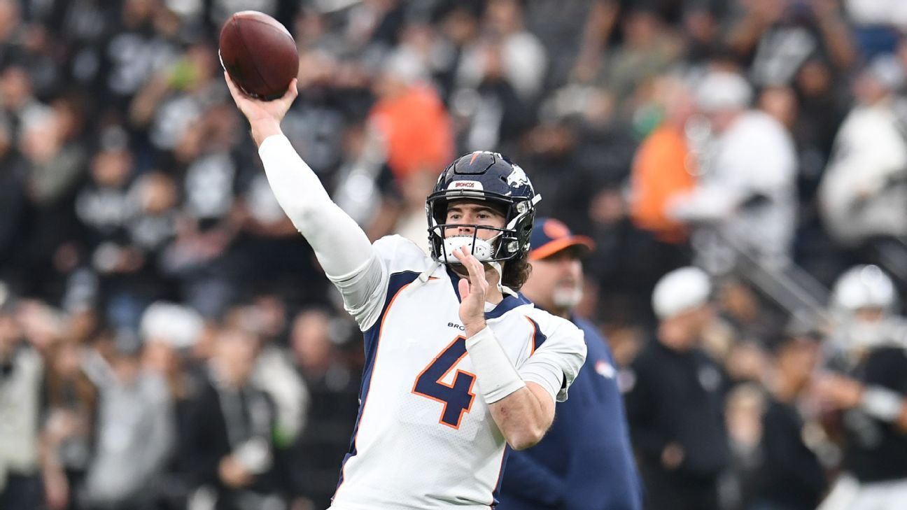 Broncos QB Jarrett Stidham believes he can be 2024 starter - ESPN