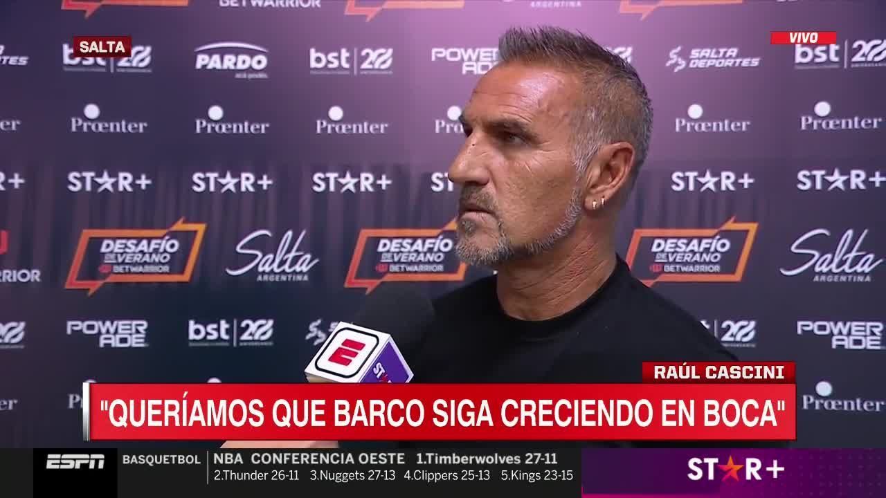 Raúl Cascini habló de la salida de Valentín Barco - ESPN