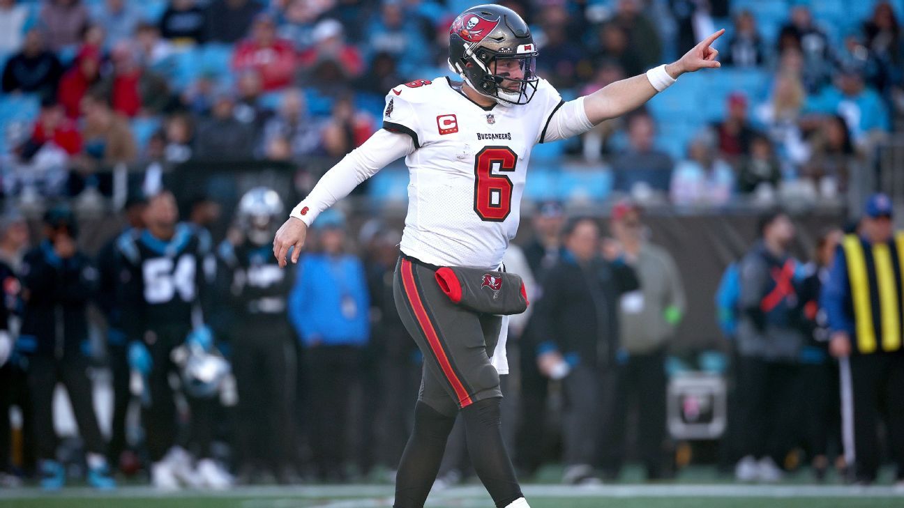 Baker Mayfield solo piensa en los Eagles, no en su futuro - ESPN