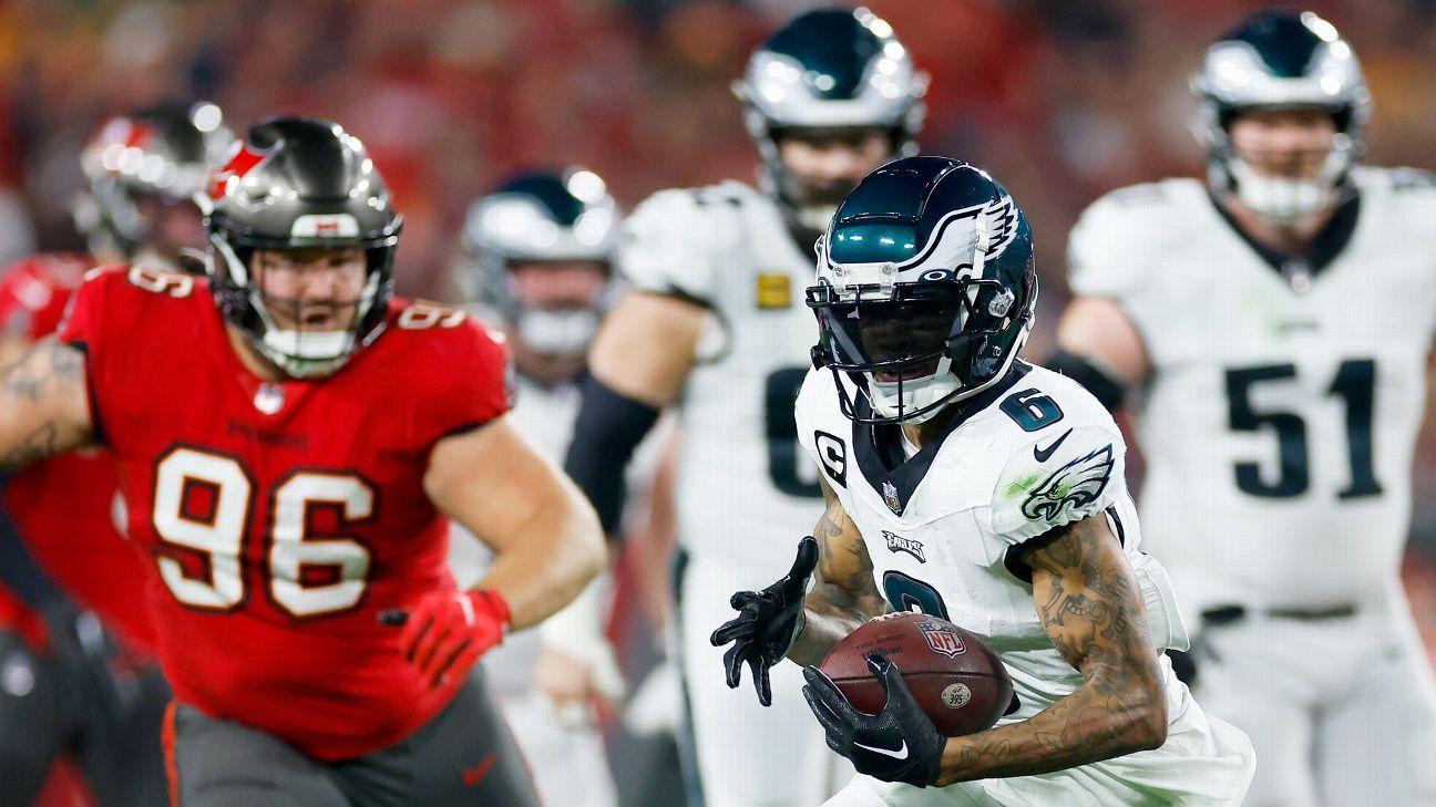 Eagles' next big contract could go to DeVonta Smith - ESPN