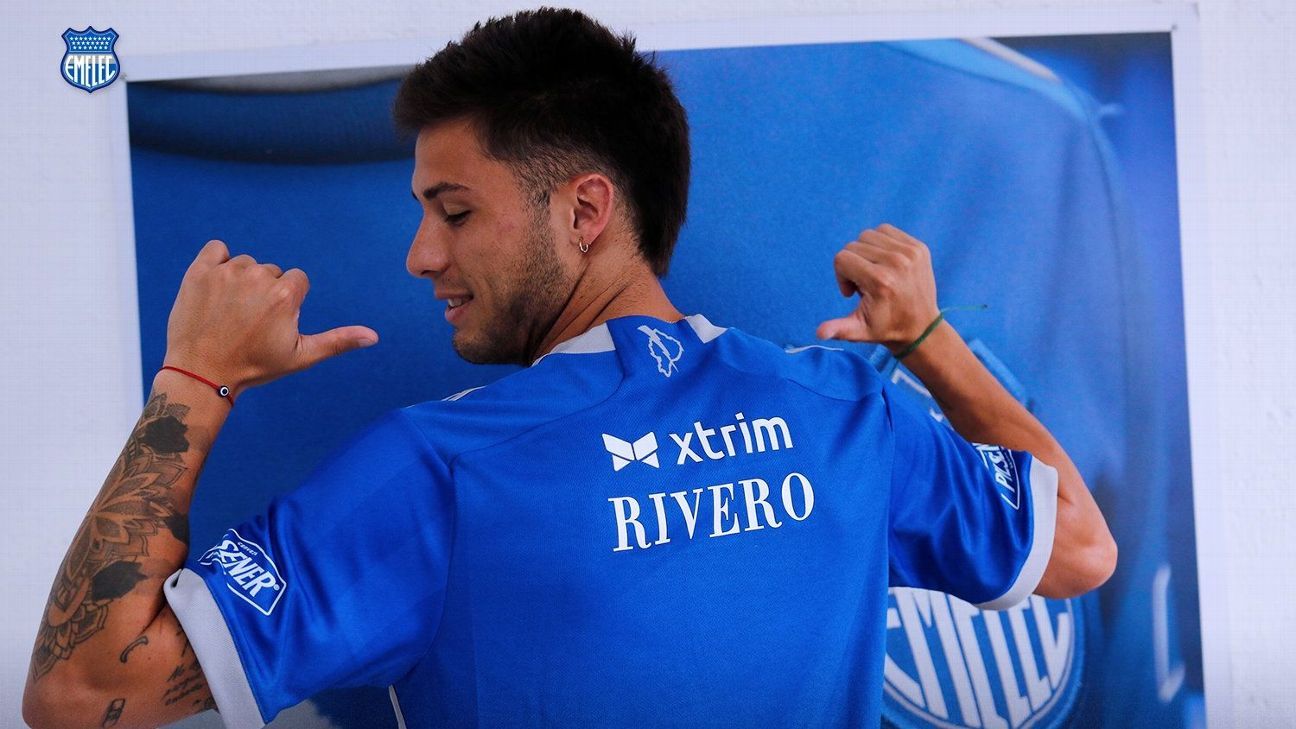 Rodrigo Rivero se entrenó con sus nuevos compañeros en Emelec - ESPN