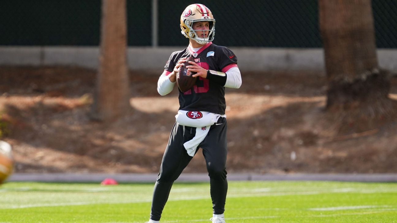 Brock Purdy destaca apoyo de veteranos para llegar al Super Bowl - ESPN