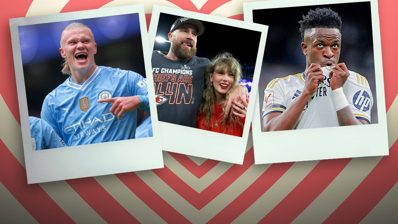 Travis Kelce y Taylor Swift y los romances del mundo del deporte - ESPN
