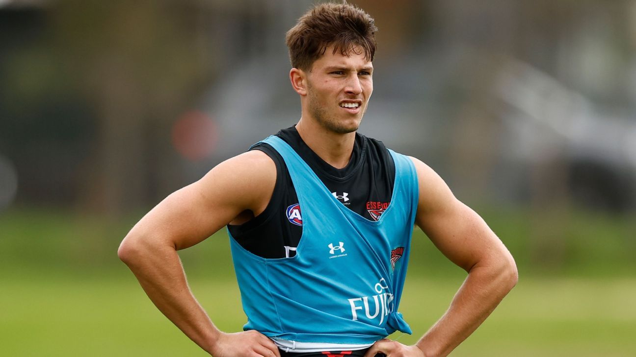 AFL Essendon Bombers young gun Archie Perkins in for long haul - ESPN