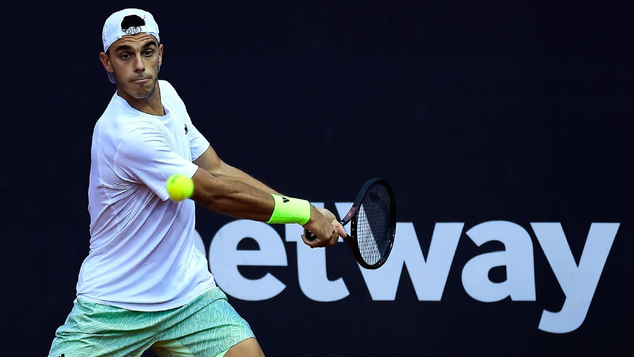 Francisco Cerúndolo celebró su primera victoria en la gira sudamericana ...