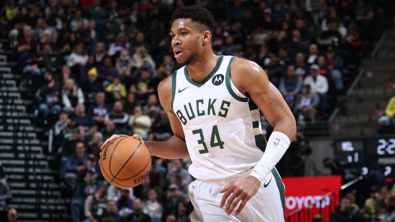 Giannis Antetokounmpo back for Bucks against Warriors - ESPN