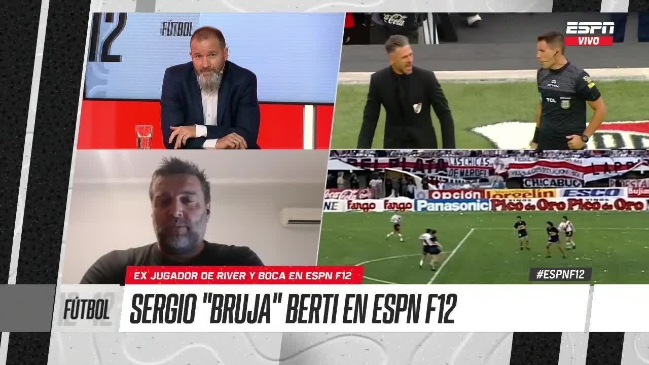 Sergio Berti: del pronóstico para River en la Copa al palito para Boca ...