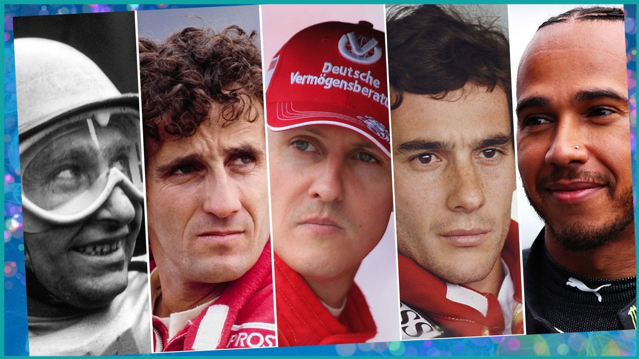 Todos los campeones de la historia de la Fórmula Uno - ESPN