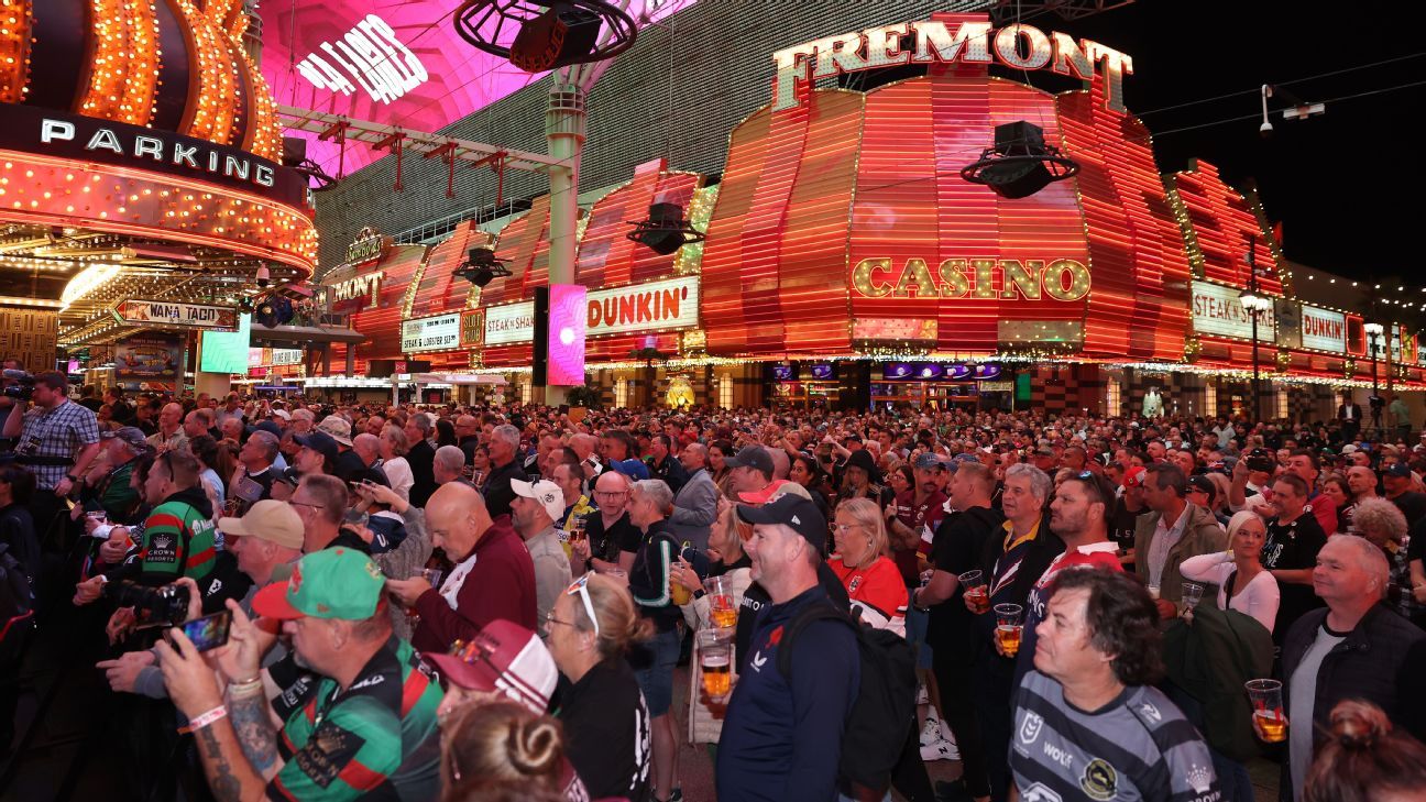 NRL draws 5000 to Vegas launch as crowd hopes soar - ESPN