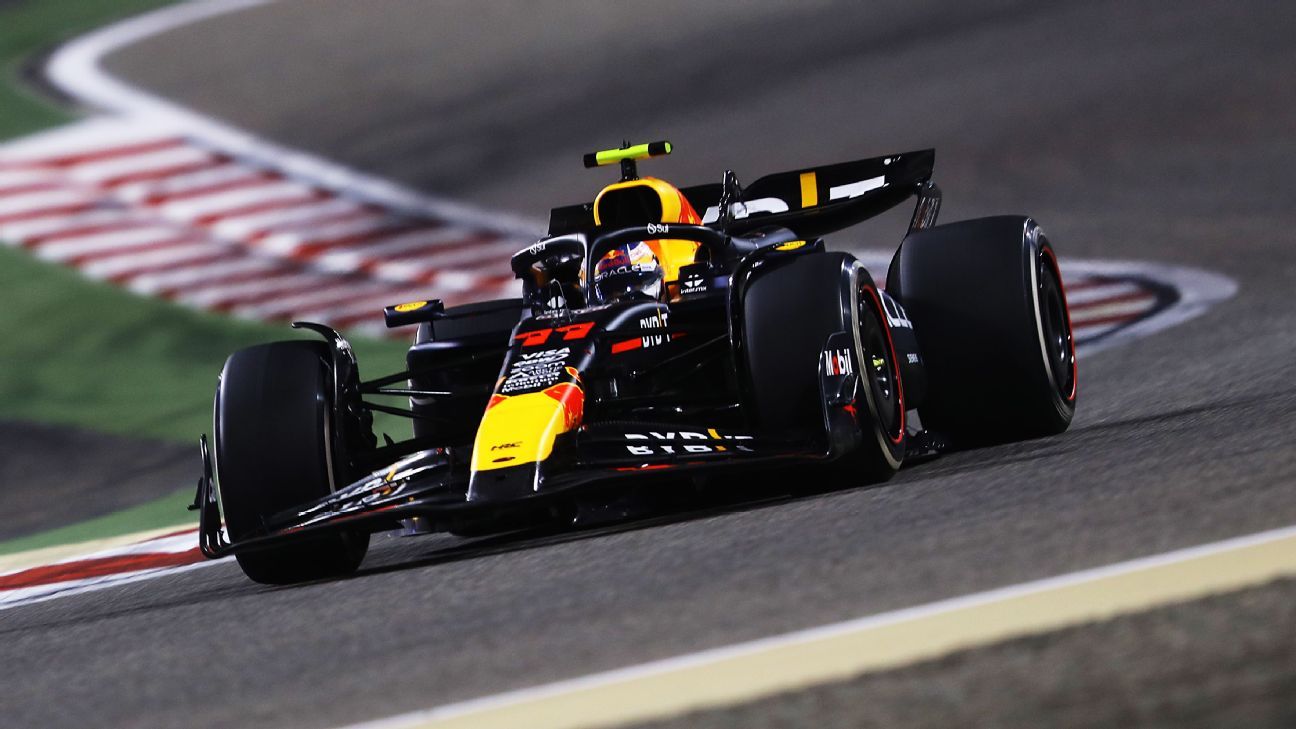 Checo Pérez remontó y terminó segundo en GP de Bahréin - ESPN