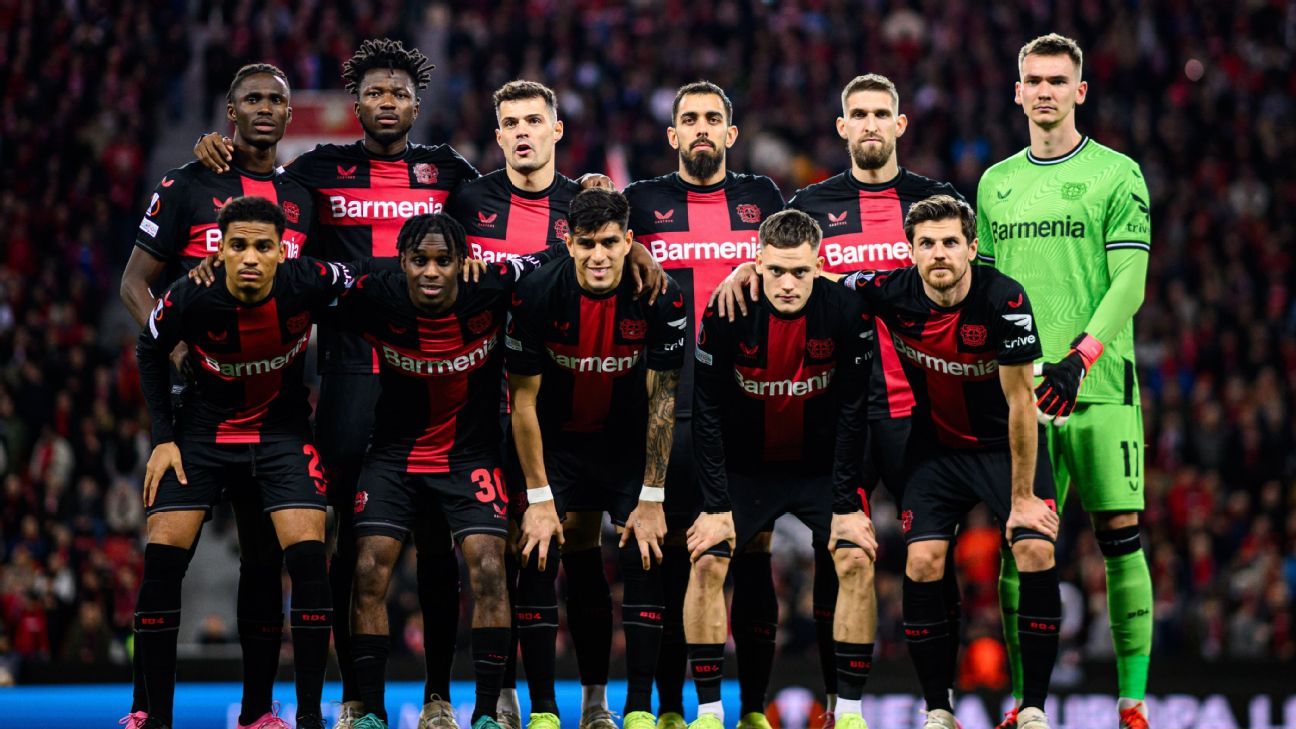 El Leverkusen de Piero Hincapié remontó ante Qarabag y clasificó a los cuartos de final de ...