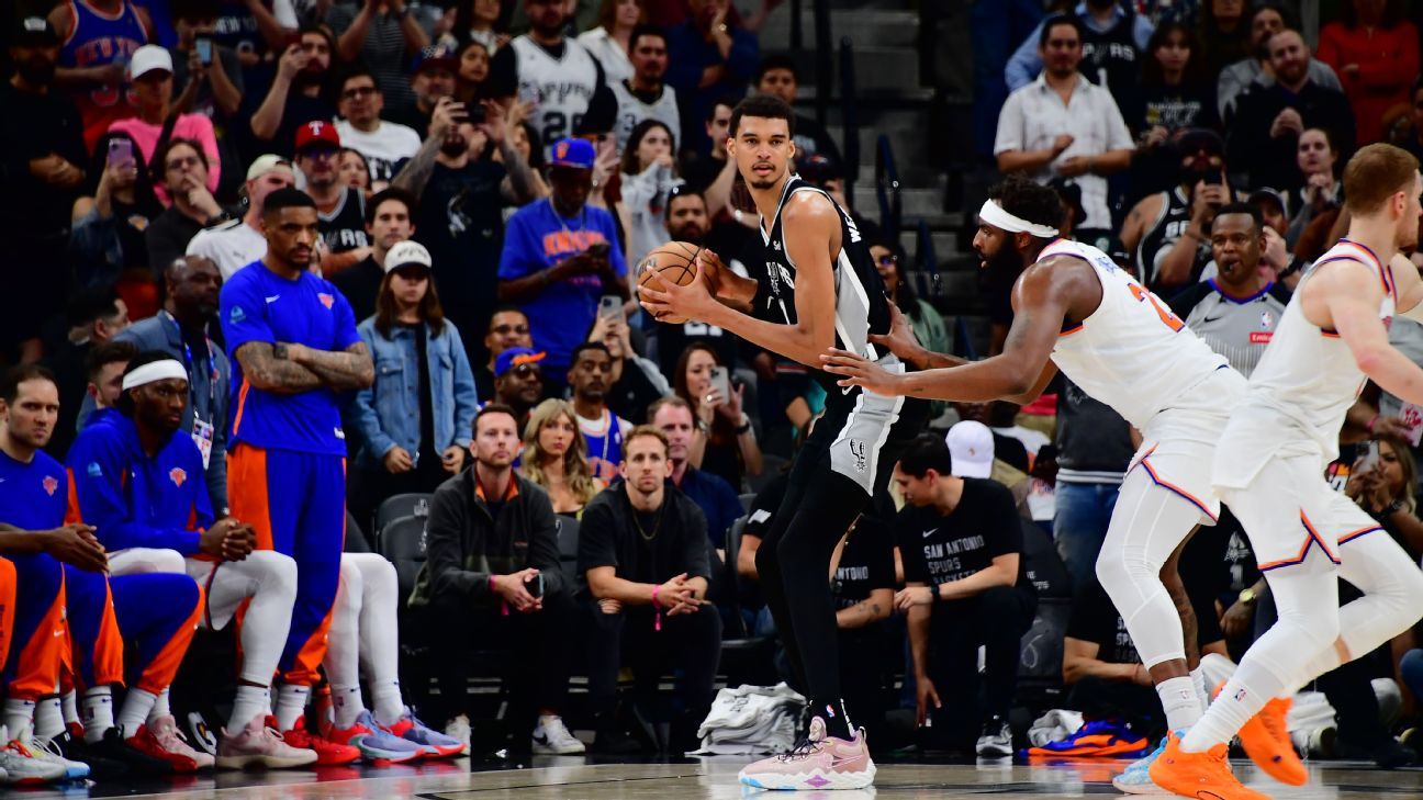 Wemby, 40 puntos y 20 rebotes; Brunson 61 puntos en el Spurs vs Knicks ...